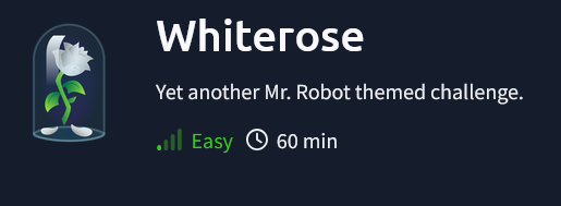 TryHackMe: Whiterose | Batuhan